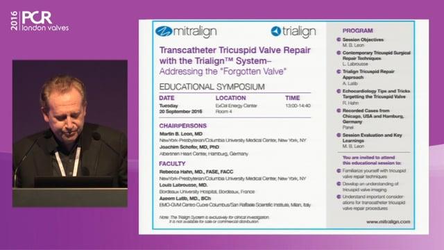 Tricuspid repair with the Trialign system